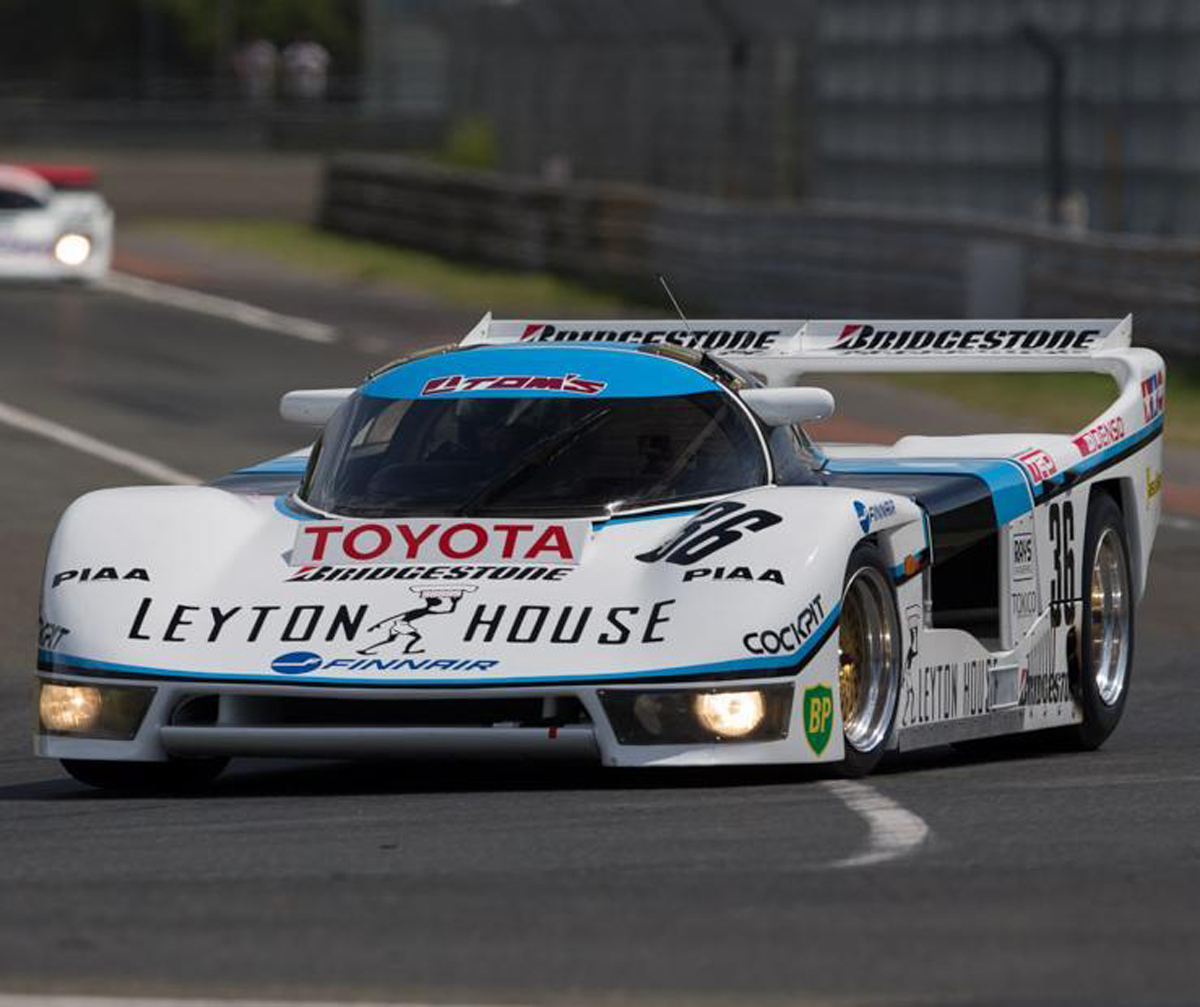 【目立った傷や汚れなし】1/43 キット トヨタ トムス Tom's 85C # Toyota 4T-GT LM85 #36 レイトンハウス ...