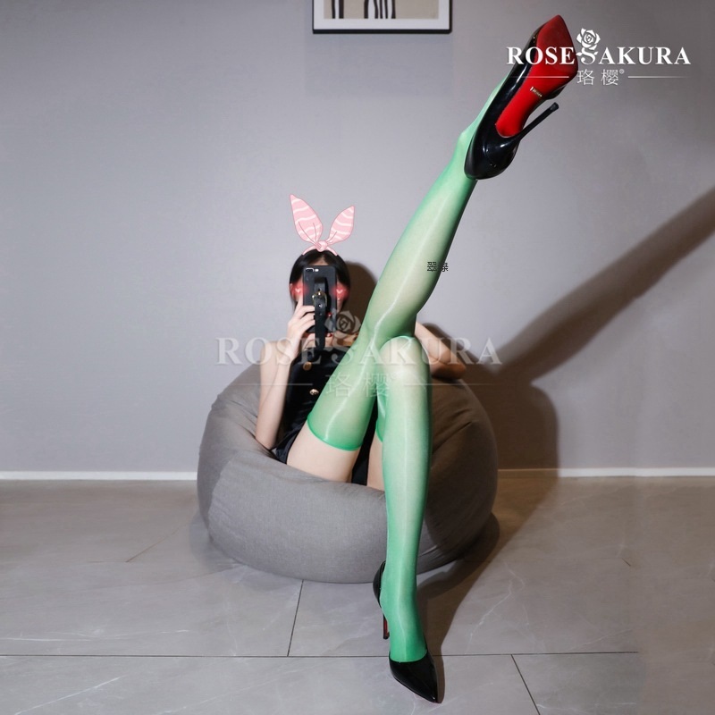 【未使用】超新作 ROSESAKURA/0918 グリーン 1デニール 超光沢 足型無し タイハイ ガーターストッキング の落札情報詳細| ヤフオク落札価格情報 オークフリー