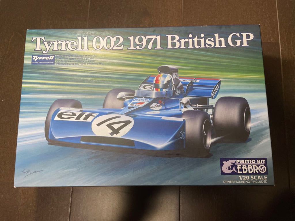 【未使用に近い】EBBRO EMSF-1 No.008 1/20 Tyrrell 002 1971 British GP 未組立の落札情報詳細 - ヤフオク落札価格情報 オークフリー