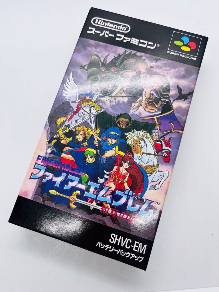 【未使用】 新品未開封・極美品 Sfc スーパーファミコン ファイアーエムブレム 紋章の謎 任天堂 1円スタート 非常に綺麗な新品 当時物 の