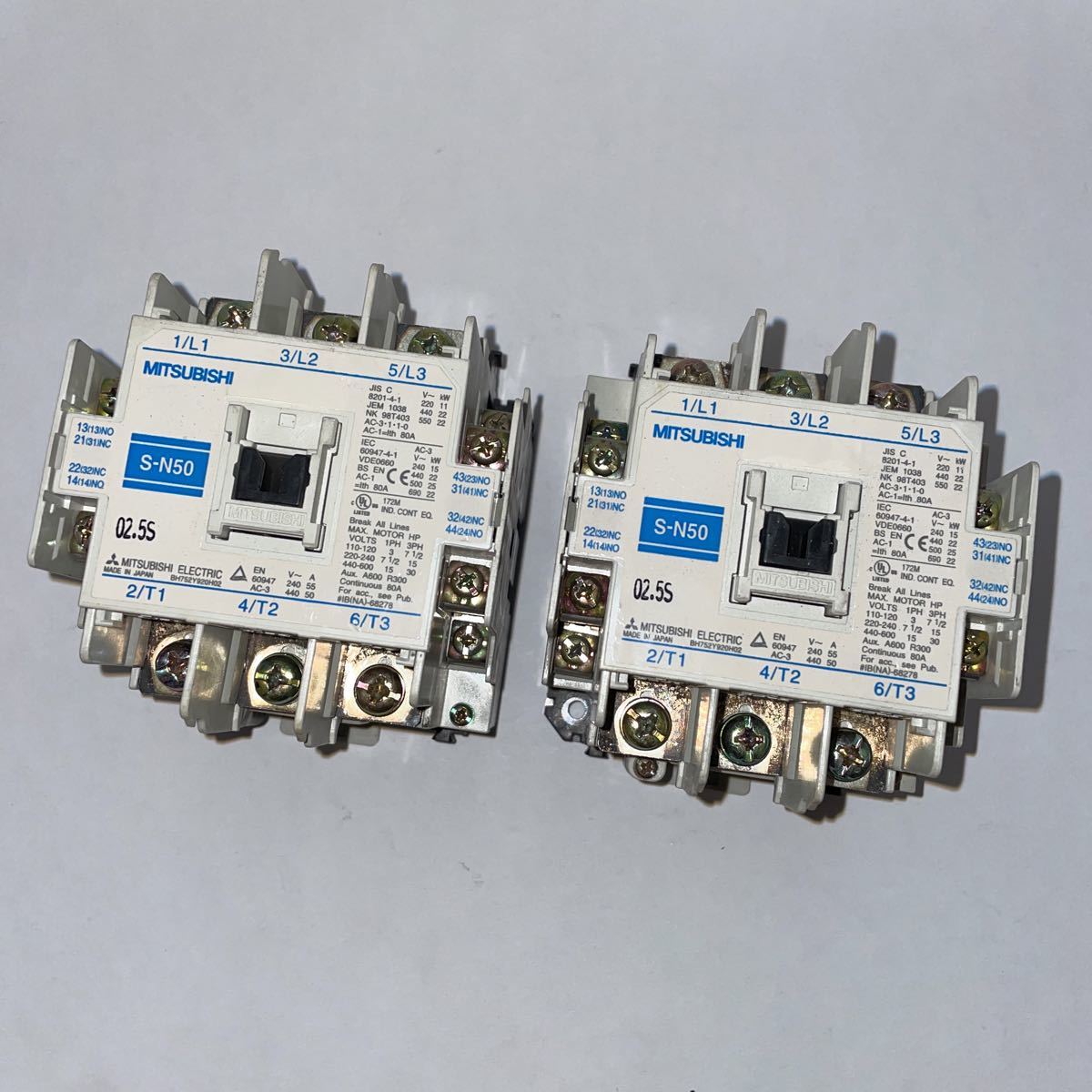 美品 三菱電機 S-N10 電磁接触器 マグネットスイッチ 可逆 S-2XN10 S-2×N10 100V マグネットコンダクタ 電磁開閉器検 S-T10 S-K10の落札情報詳細 ...