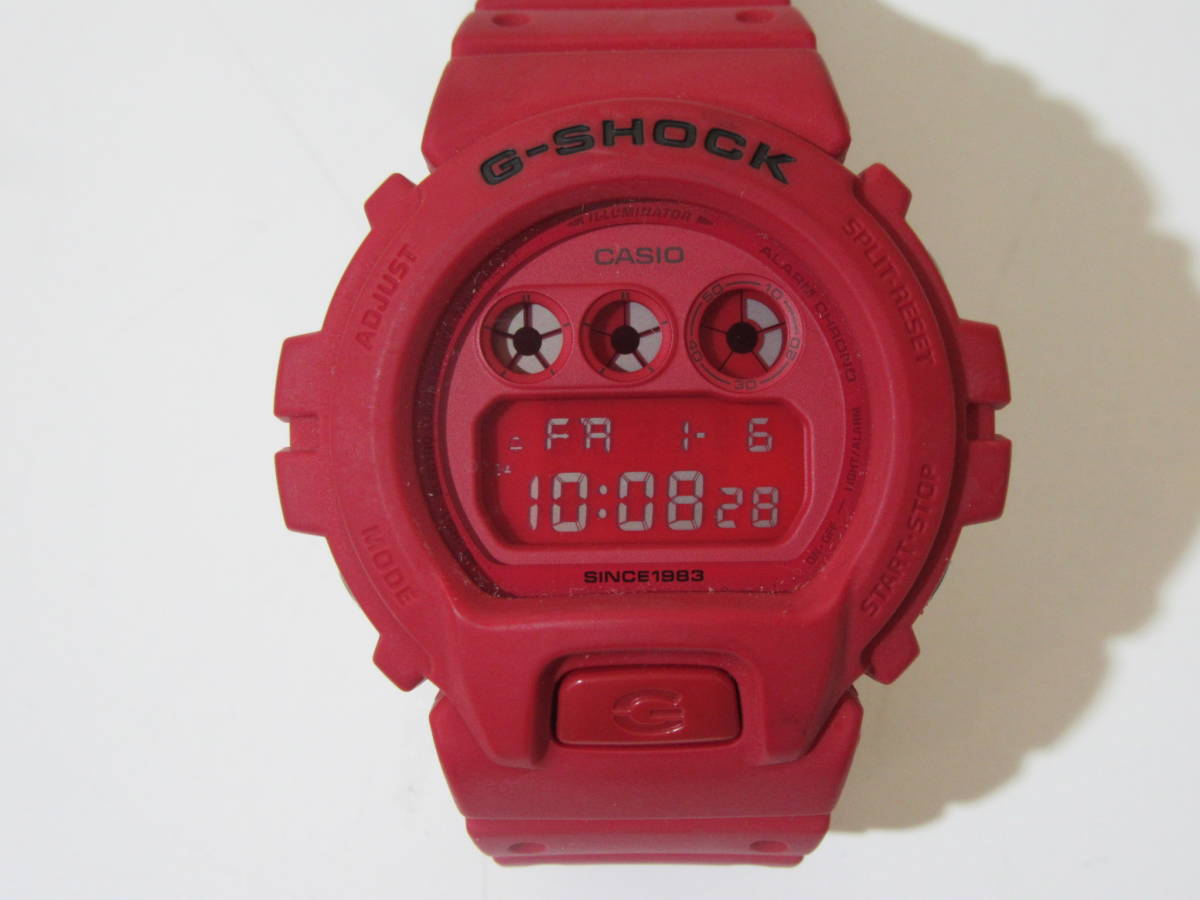 【やや傷や汚れあり】casio G Shock カシオ ジーショック Dw 6935c 2018年 35周年記念モデル Red Out レッド