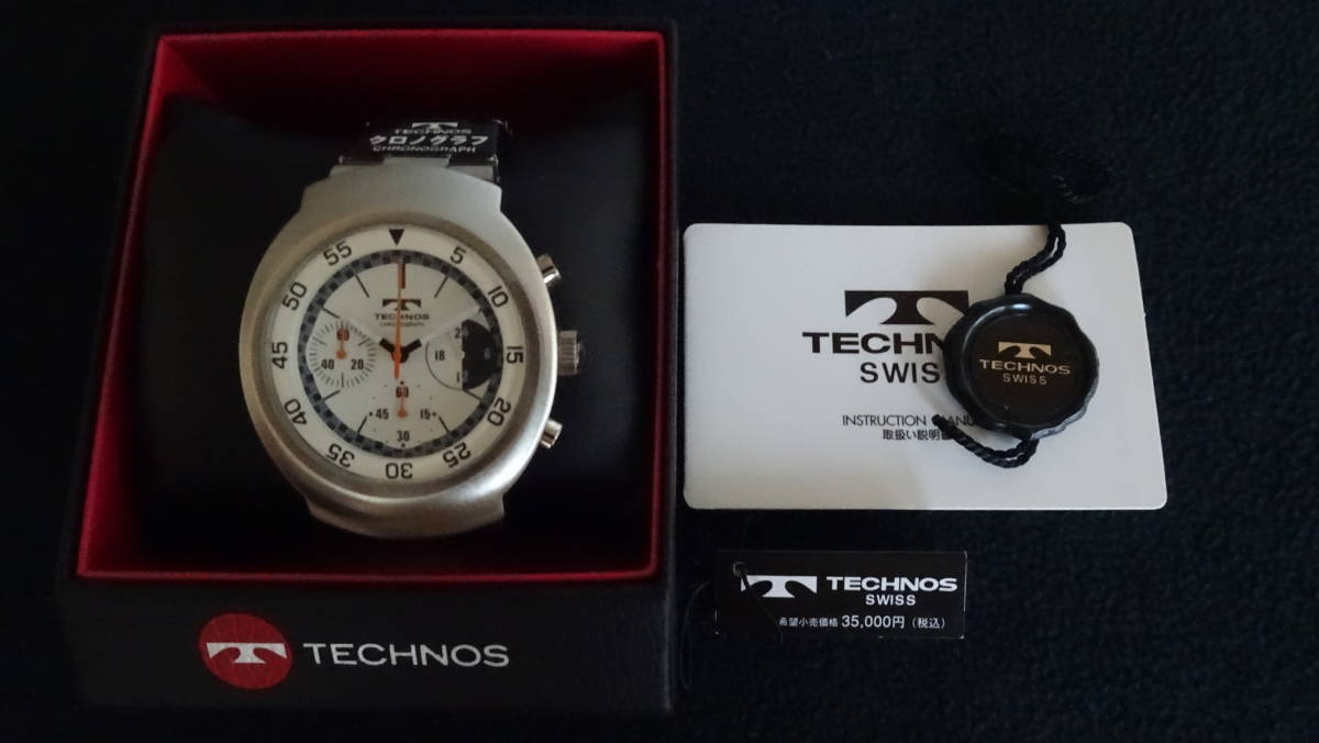 【未使用】TECHNOS SWISS TGM690SW クロノグラフ クォーツ時計の落札情報詳細 - Yahoo!オークション落札価格検索 オークフリー