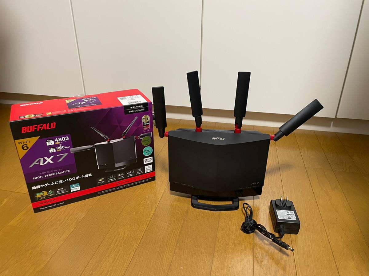 【未使用に近い】★送料無料★美品 BUFFALO 無線LAN子機 WI-U3-1200AX2 [ Wi-Fi 6（11ax)対応 ...