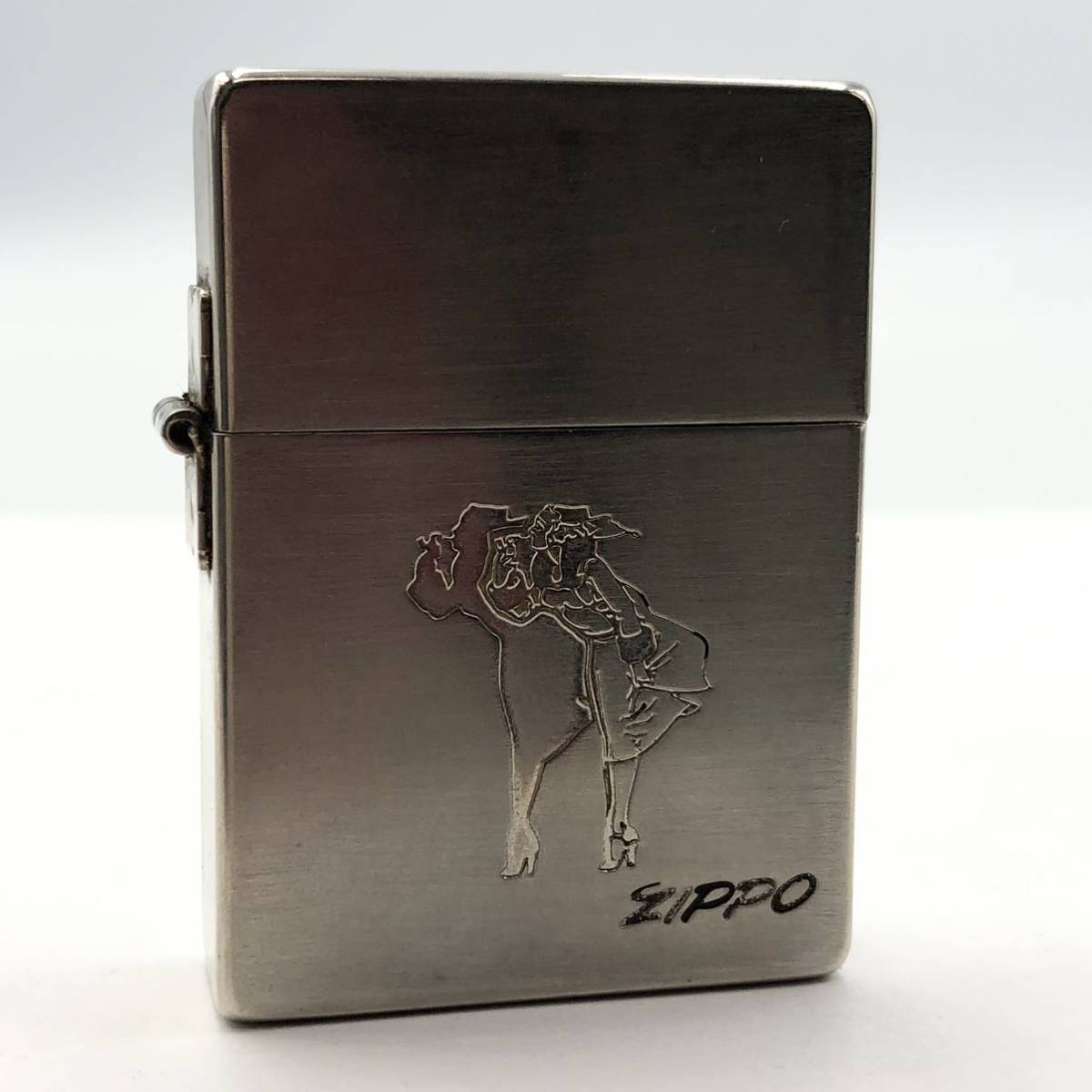 【未使用】4MO 未使用!!★ZIPPO 1935 VARGA GIRL★ジッポ ジッポー バルガガール WINDY ウィンディ シルバー silver 新品 オイルライター DC3/DE0 ...