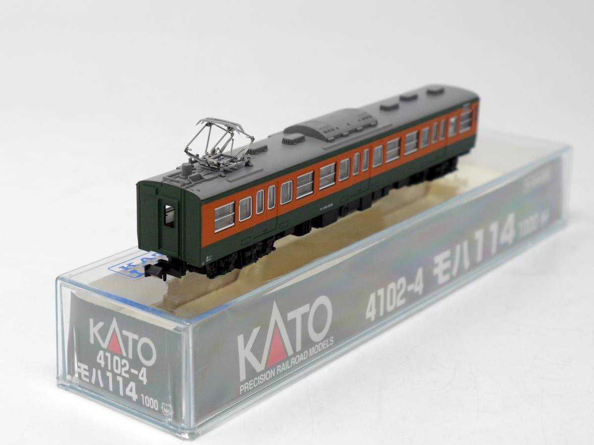 【未使用】【 未使用 】 KATO カトー 4102-4 モハ114 1000 M 動力車 近郊形電車 （ モハ114-1019 ） 鉄道模型 Nゲージ No.176の落札情報詳細 ...