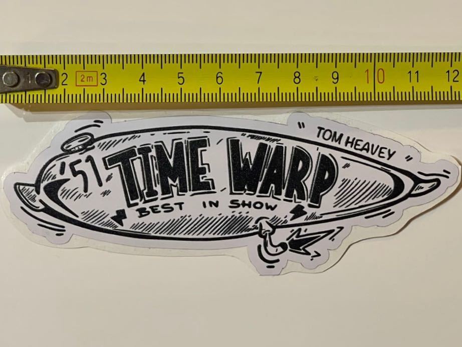 【未使用】ステッカー シール 51 TIME WARP TOM HEAVEY best in show 新品 未使用品 ホットロッドカスタム ...