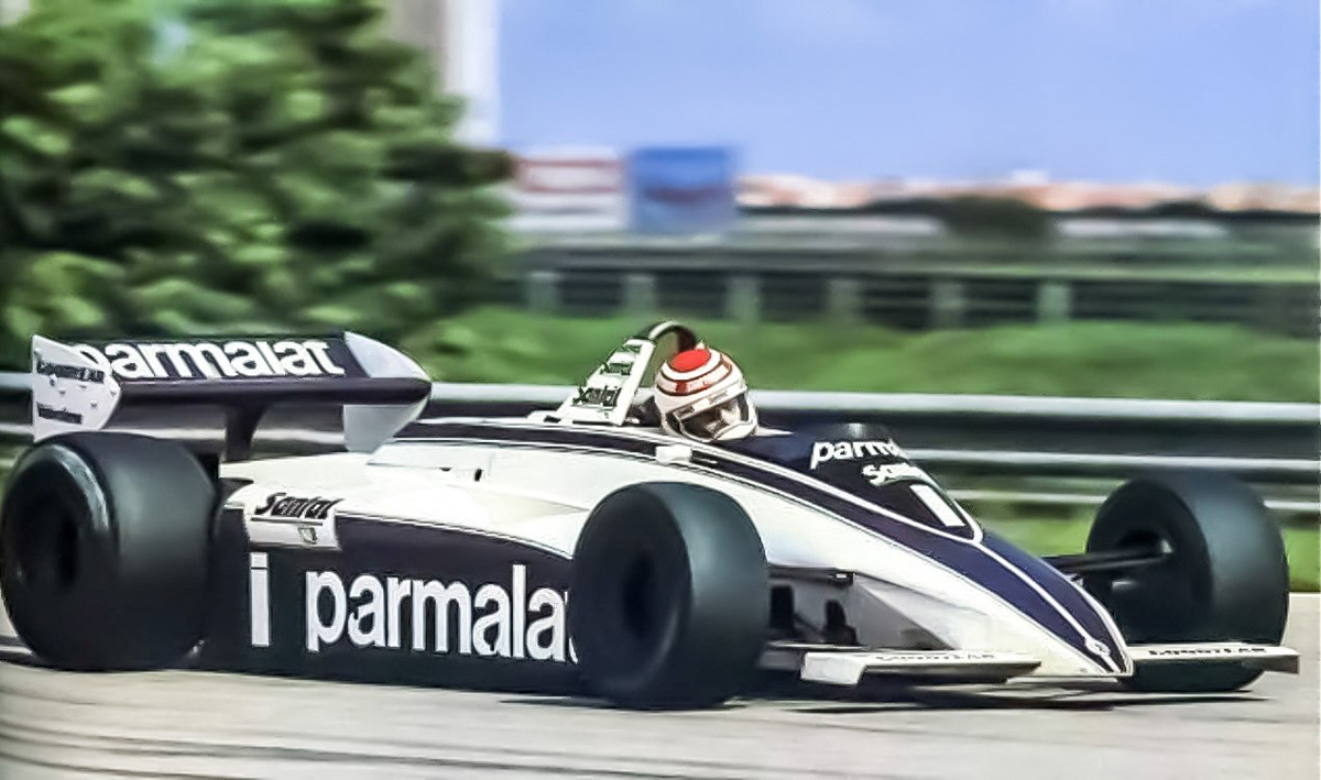 【目立った傷や汚れなし】1/43 キット ブラバム・BT49D (Brabham BT49D) 第2戦 ブラジルGP #1 ネルソン・ピケの ...