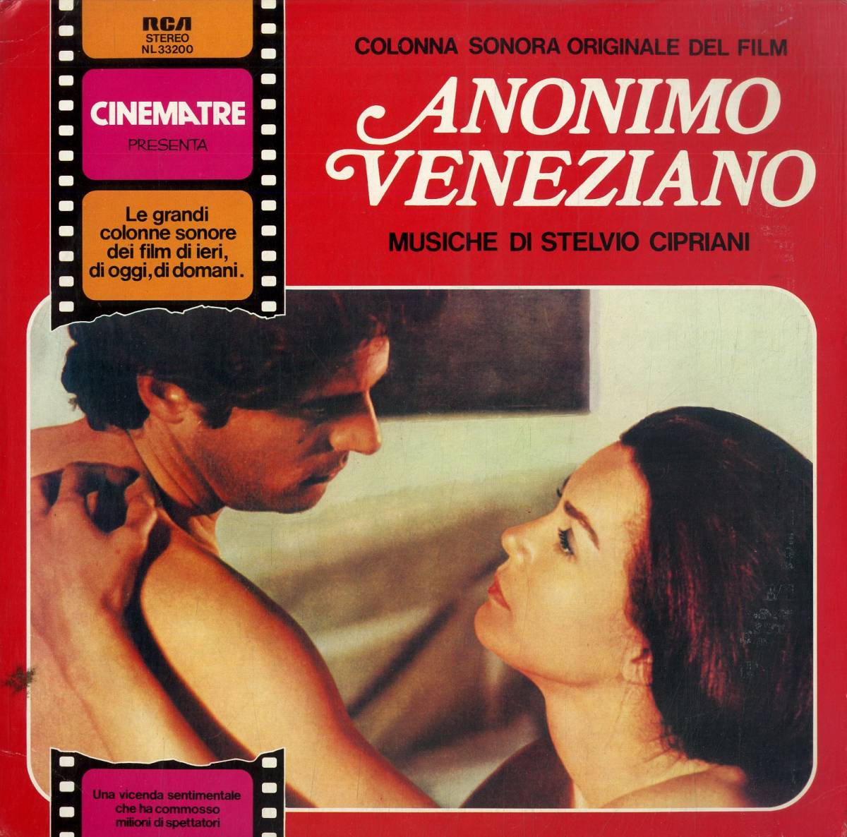 【やや傷や汚れあり】イタリア盤CD Stelvio Cipriani / Anonimo Veneziano ステルヴィオ・チプリアーニ『ベニスの愛』ラウンジ モンド 映画音楽 サントラの落札 ...