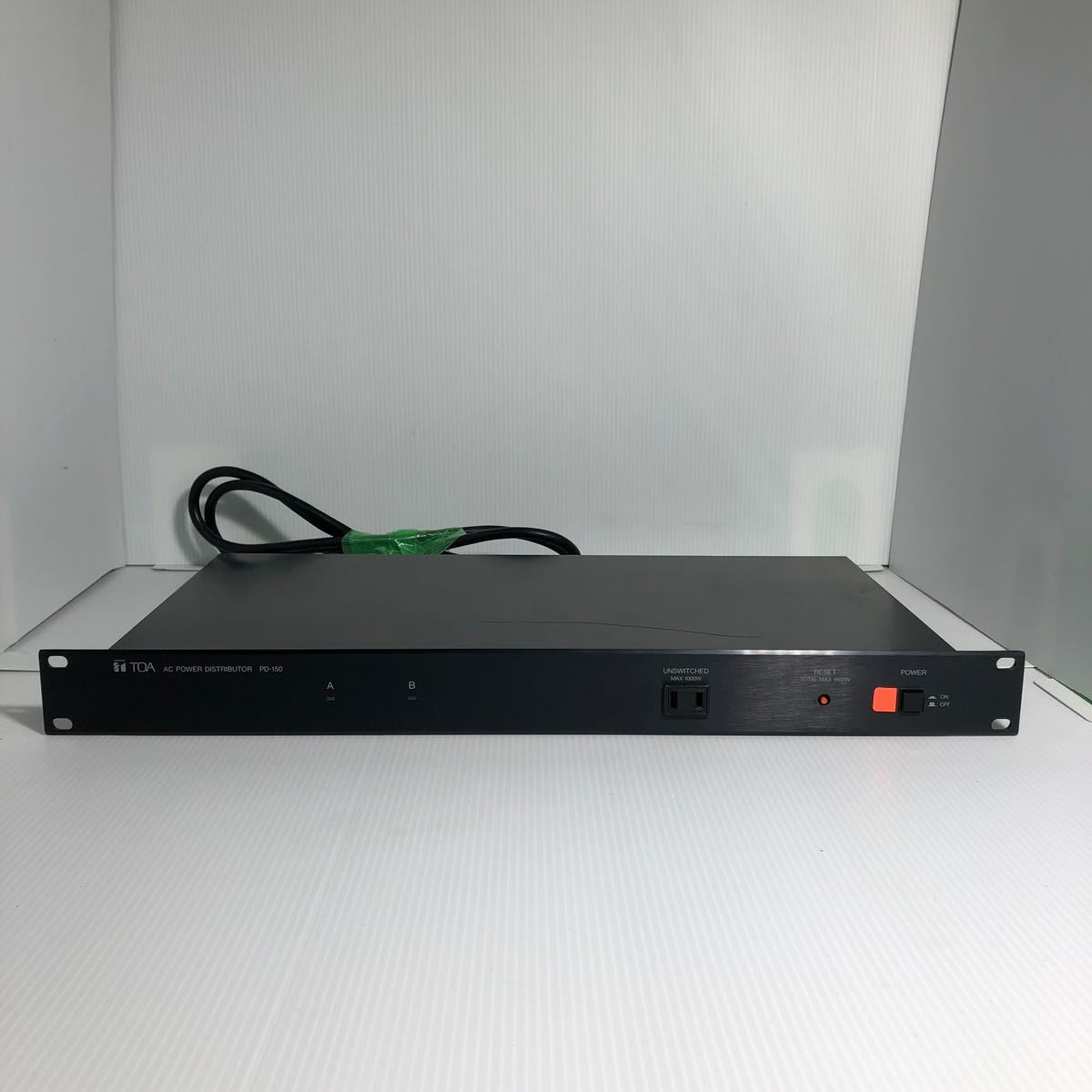 【やや傷や汚れあり】★TOA-PD-150 ACパワーディストリピューター 音響機材★現状品 の落札情報詳細| ヤフオク落札価格情報 オークフリー