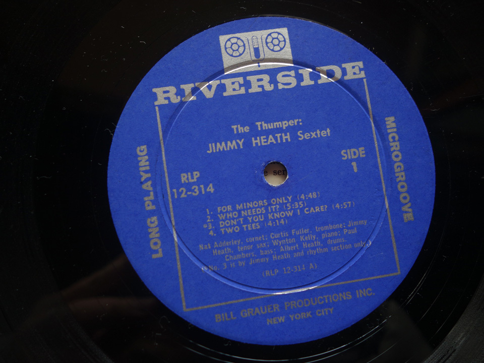 【傷や汚れあり】米 / 両溝 / mono / オリジナル盤 / Jimmy Heath Sextet / The Thumper / RLP ...