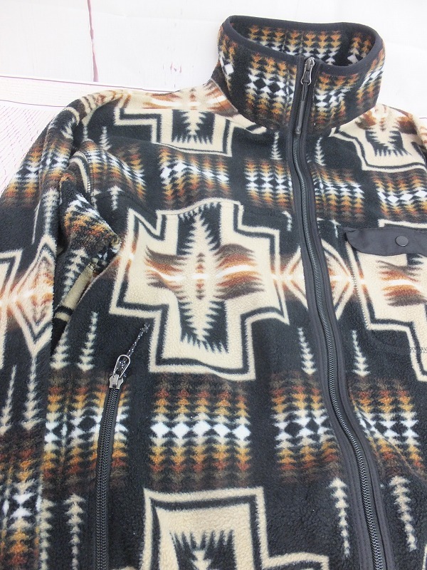 【目立った傷や汚れなし】PENDLETON ペンドルトン ネイティブ柄フリース ベージュ、ブラック ポリエステル100% M 1475-5084の落札情報詳細 - Yahoo!オークション落札 ...