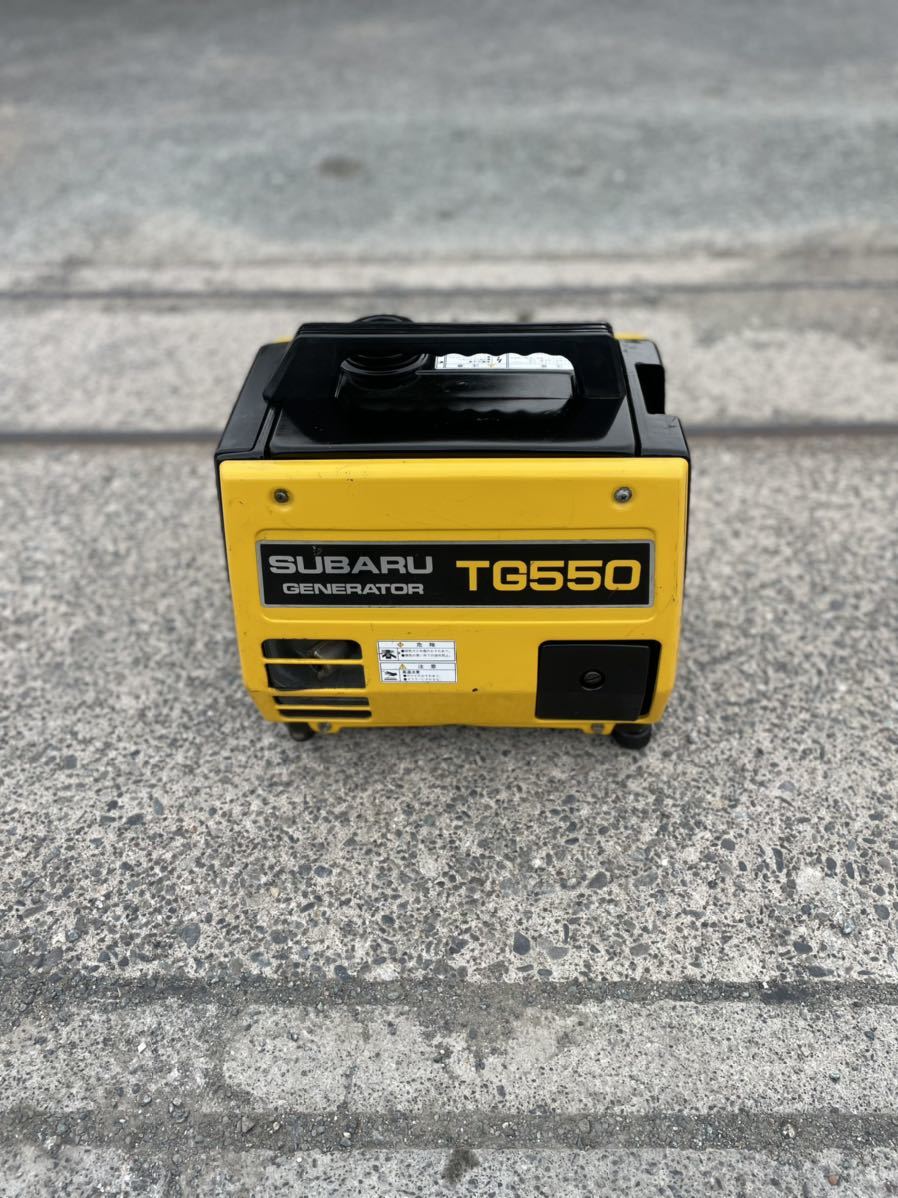 【目立った傷や汚れなし】湖西発SUBARU エンジン発電機 TG550 動作確認済みの落札情報詳細 - ヤフオク落札価格情報 オークフリー
