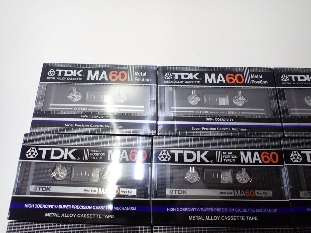 【未使用】【未開封品】 TDK MA60 Metal (TYPE IV) Bias 70μs EQ 14本セット ティーディーケー 往復60分 ...