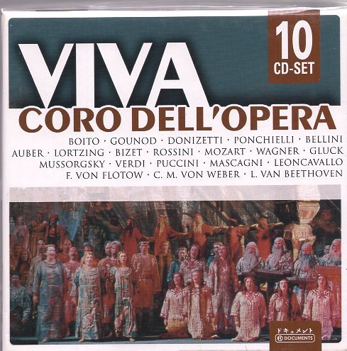 【目立った傷や汚れなし】VIVA CORO DELL'OPERA（10CD)の落札情報詳細 - ヤフオク落札価格検索 オークフリー