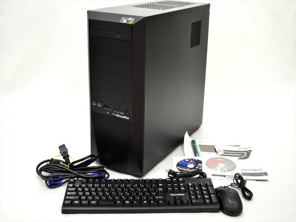 【傷や汚れあり】JS16 中古品 GALLERIA AT ゲーミングPC/パソコン Win10 AMD Ryzen 7 2700 Eight ...