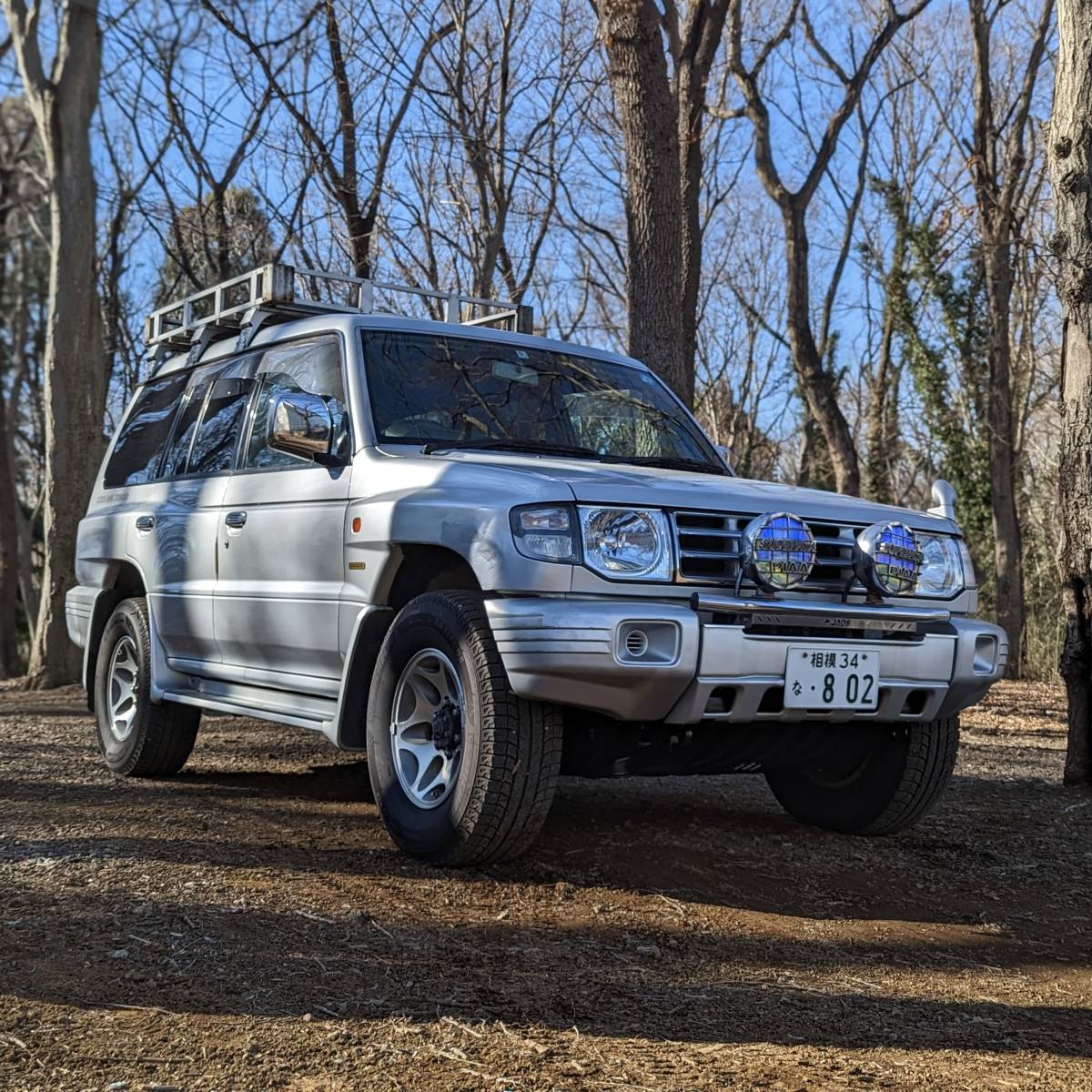 【走行距離 155,340 km】車検有 パジェロ V45 ロング ガソリン 4WD 千葉県 個人 (テラノ,ランドクルーザー,ランクル ...