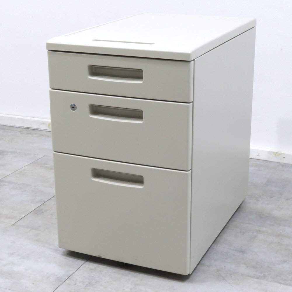 【やや傷や汚れあり】KOKUYO コクヨ BSシリーズ SD-BSN46C3 3段デスクインワゴン ニューグレー 袖机 引き出し サイドキャビネット YH8093 中古オフィス家具の落札情報 ...