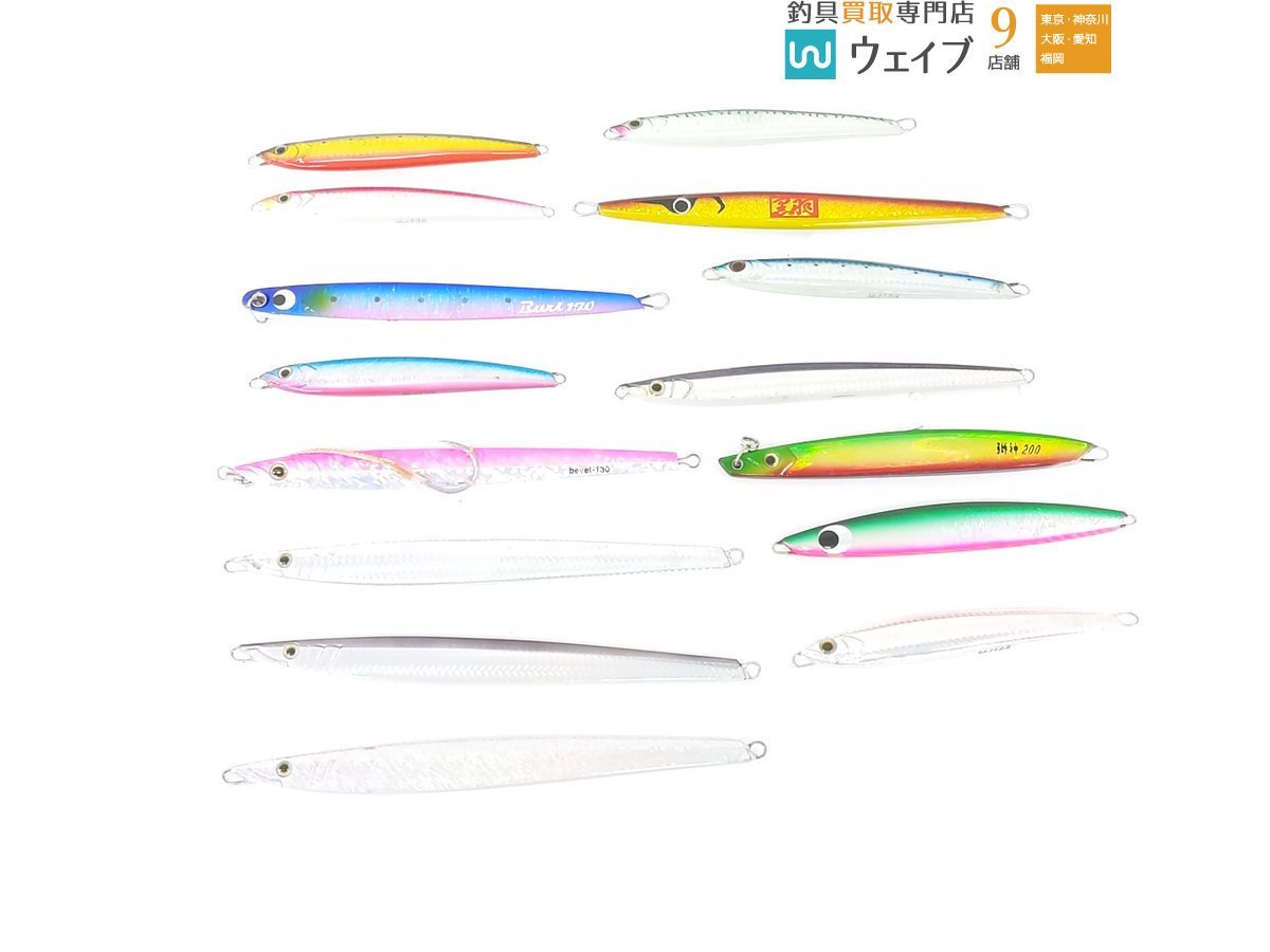 【やや傷や汚れあり】スミス CB ナガマサ 180g・ビクトリー 鰤神 200g・スミス メジューム 135g 等計15個 中古 ジグ セットの落札情報詳細 - ヤフオク落札価格検索 オークフリー