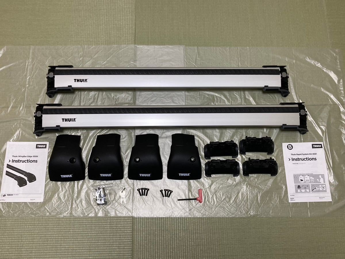 【未使用に近い】THULE ベースキャリア ウイングバーエッジ 9594 4021 ボルボ V60 2012- 未使用の落札情報詳細 ...