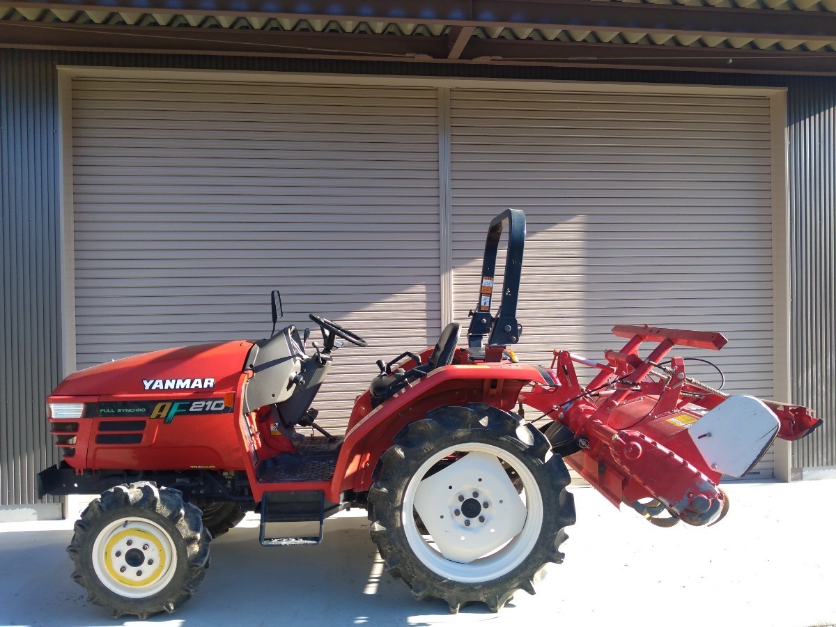 【傷や汚れあり】ヤンマー af210 21馬力 ヤンマートラクター 4WD トラクター 農業 愛知 イセキ クボタ 農業 管理機 ロータリーの ...