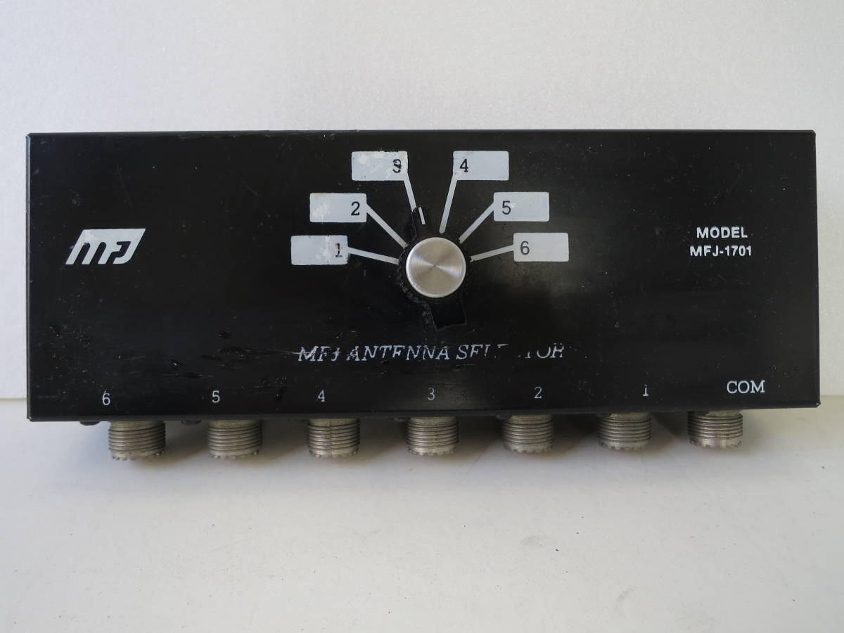 【傷や汚れあり】MFJ1701 6回路 アンテナ切替SW 2KW PEPの落札情報詳細 - Yahoo!オークション落札価格検索 オークフリー