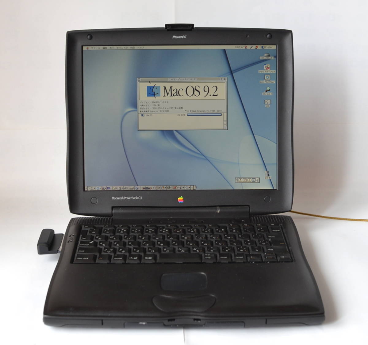 【目立った傷や汚れなし】PowerBook G3 13inch Wallstreet CPU300MHz 256MB/10GB/FDD/CDD ...
