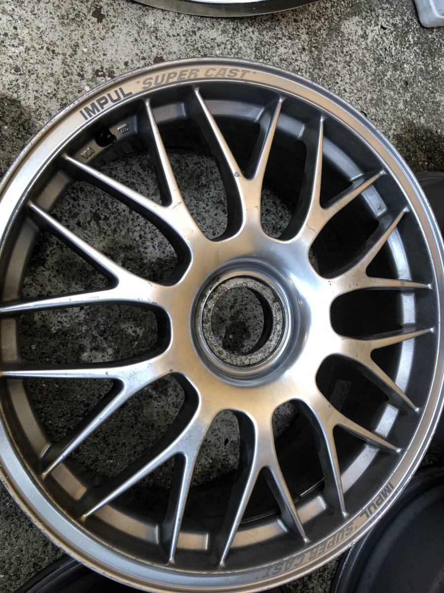 【傷や汚れあり】レア センターキャップ IMPUL インパル スーパーキャスト 18インチ 8JJ 2本 9JJ 2本の落札情報詳細 ...