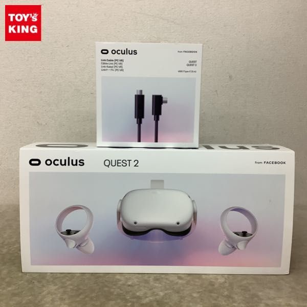 【やや傷や汚れあり】1円〜 動作確認済/初期化済 欠品 Oculus QUEST2 256GB、Linkケーブル(PC VR)の落札情報詳細 - ヤフオク落札価格検索 オークフリー