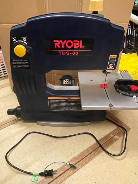 【中古】☆ リョービ TBS-80 卓上バンドソー 中古品 ☆の落札情報詳細 - ヤフオク落札価格検索 オークフリー