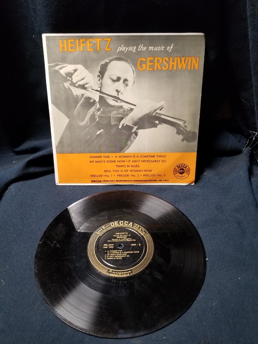 【やや傷や汚れあり】ヤッシャ・ハイフェッツ ジョージ・ガーシュウィン【LP盤レコード】《HEIFE.TZ playing the music ...