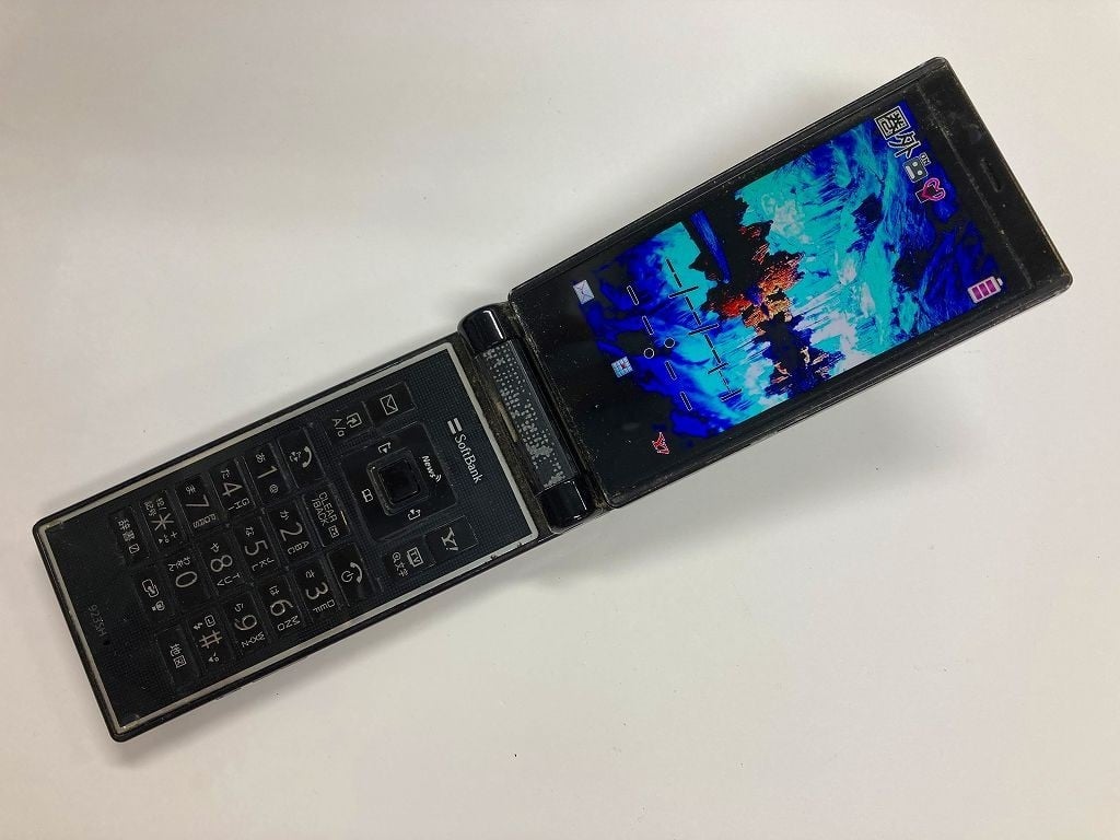 【中古】AB721 SoftBank 923SH ブラック ジャンクの落札情報詳細 - ヤフオク落札価格検索 オークフリー