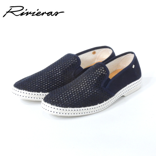 【未使用】【定価1.0万・新品・40】Rivieras（リヴィエラ）CLASSIC 20° MARINE コットンメッシュスリッポン ネイビー スペイン製の落札情報詳細 - Yahoo ...