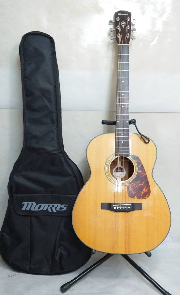 【目立った傷や汚れなし】w6 morris モーリス アコースティックギター F351 NAT ソフトケース 付属品 MORRIS CT-1 クリップ型チューナー付きの落札情報詳細 ...