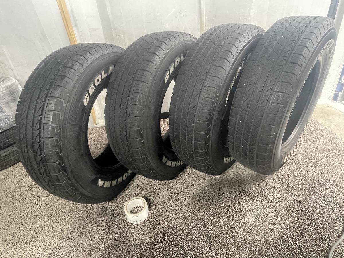 【傷や汚れあり】中古YOKOHAMA GEOLANDAR H/T G056 195/80R15 107/105L LT 4本の落札情報詳細 - ヤフオク落札価格検索 オークフリー