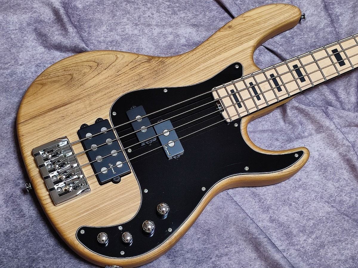 【未使用】新 ナット含調整済 リバースP＋MMピック 4弦ベース ( プレシジョン ジャズ ナチュラル 木目の落札情報詳細 - ヤフオク落札 ...