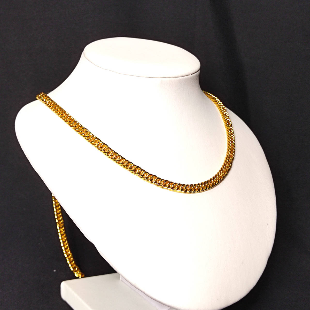 【未使用】メンズ レディース ゴールド 喜平 ダブル チェーン 18k 金 18kgp Gold Plated ネックレス 338の落札情報 ...