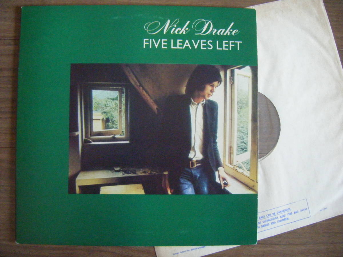 【目立った傷や汚れなし】★[英原盤] Nick Drake/Five Leaves Left 美品/メガレア初回Black Block ...