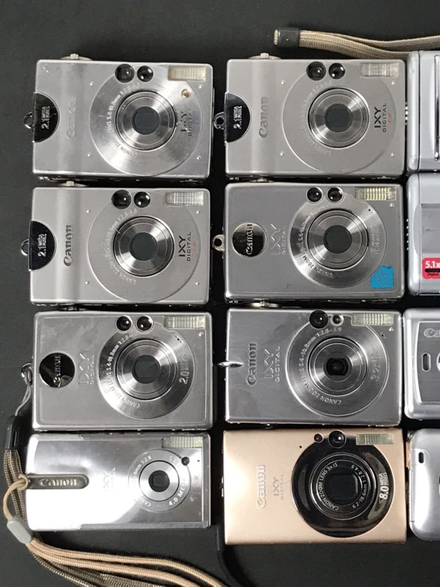 【全体的に状態が悪い】Canon コンパクトデジタルカメラ デジカメ 16台 まとめて IXY DIGITAL PowerShot キャノン ...