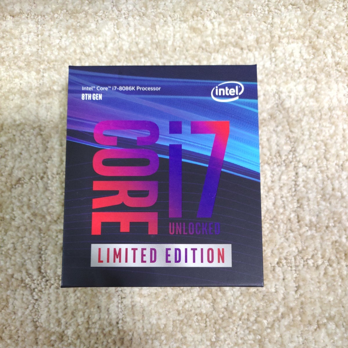 【やや傷や汚れあり】Intel Core i7 8086k LIMITED EDITION 中古の落札情報詳細 - ヤフオク落札価格検索 オークフリー