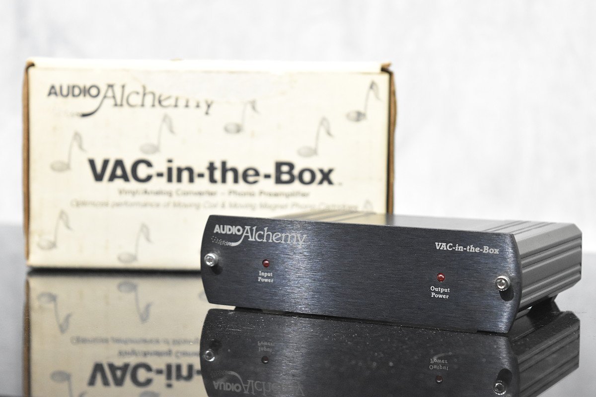 【やや傷や汚れあり】AUDIO Alchemy/オーディオ アルケミー フォノイコライザー VAC-in-the-Box【現状渡し品】の落札情報詳細 - ヤフオク落札価格検索 オークフリー