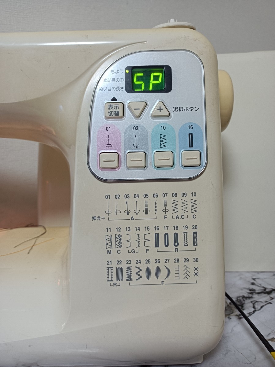 【やや傷や汚れあり】nn0202 061 JANOME ジャノメ MODEL 843型 コンピュータミシン 中古 電子ミシン ミシン 裁縫 ...