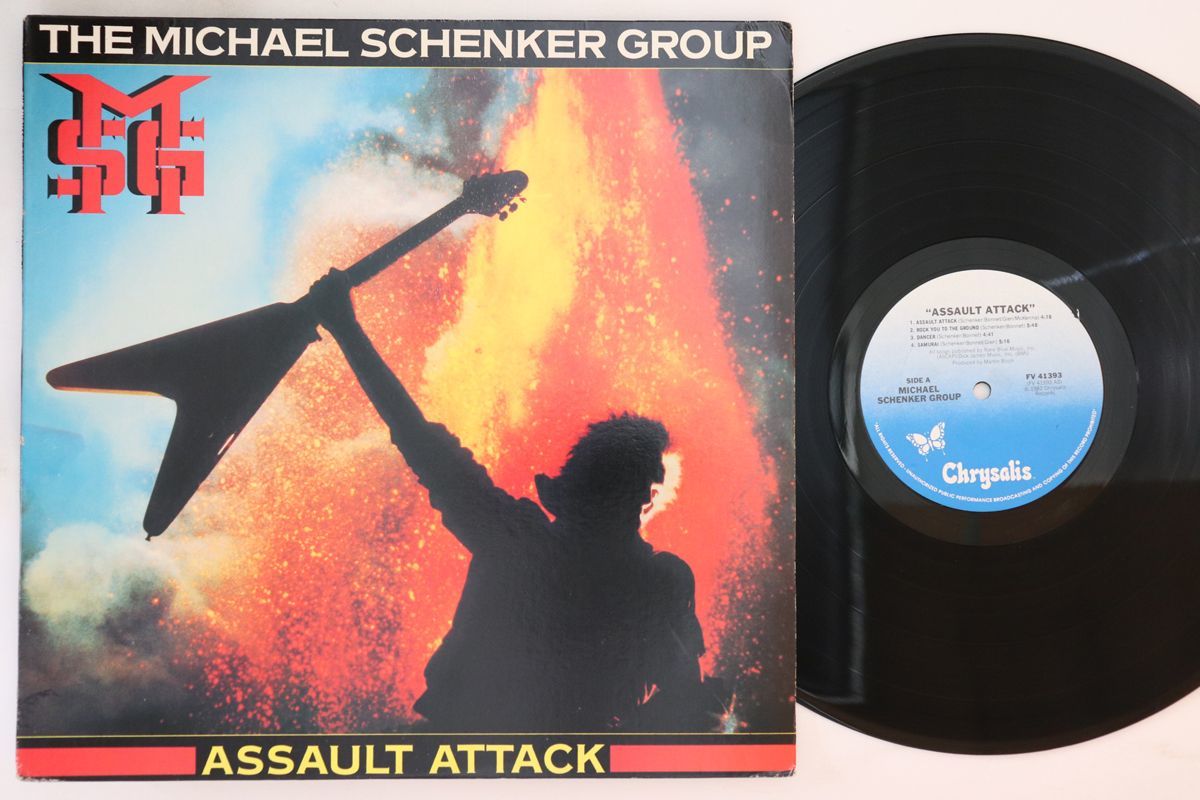 【やや傷や汚れあり】米LP Michael Schenker Group Assault Attack FV41393 CHRYSALIS /00260の落札情報詳細 - ヤフオク落札価格検索 ...