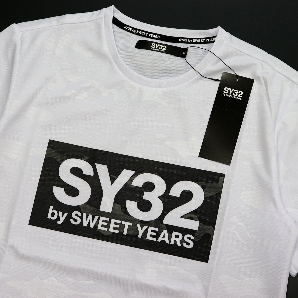 【未使用】 送料390円可能商品 スウィートイヤーズ SWEET YEARS SY32 エスワイ32 カモフラ 迷彩 速乾 半袖 Tシャツ ...
