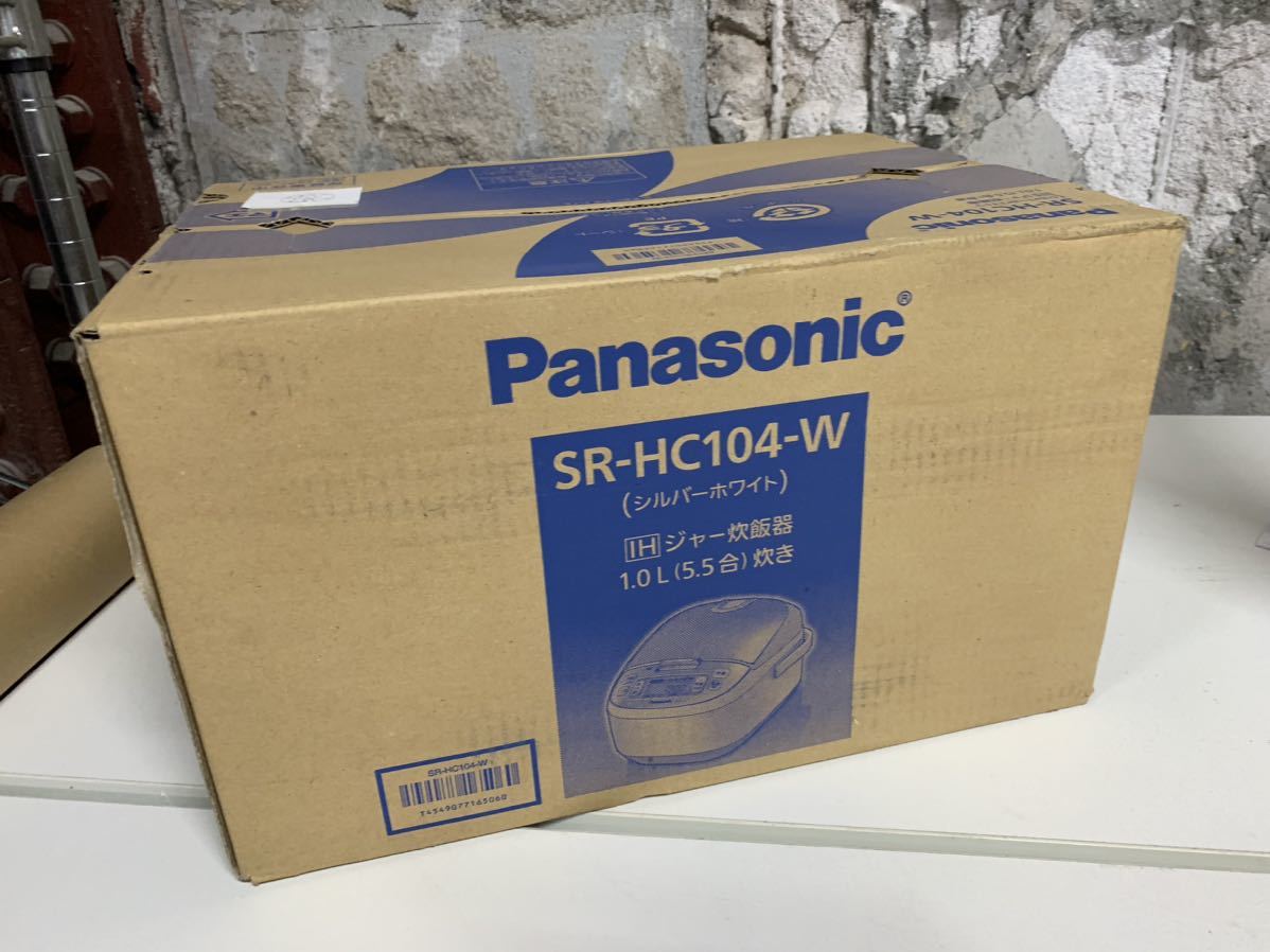 【未使用】未開封品 Panasonic 炊飯器5.5合 SR-HC104-W IHジャー 送料無料の落札情報詳細 - ヤフオク落札価格検索 ...