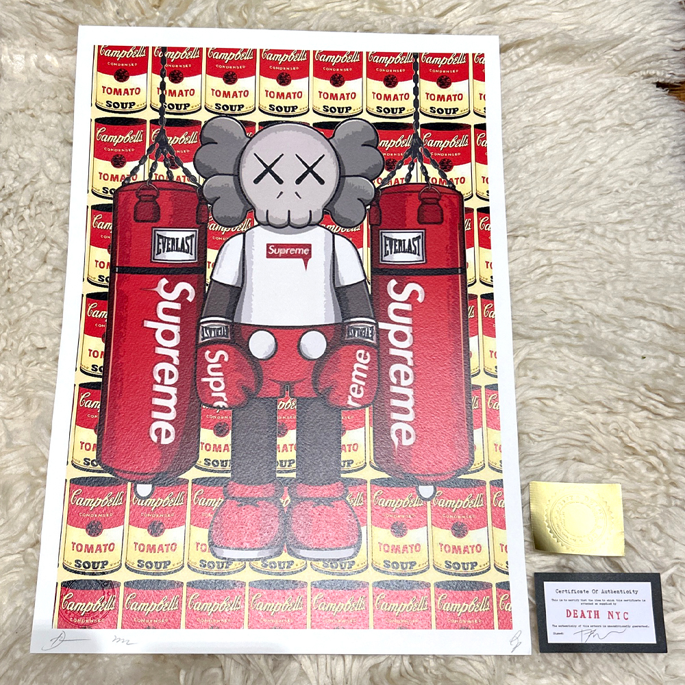 【未使用】DEATH NYC カウズ KAWS コンパニオン COMPANION グッチ GUCCI 世界限定100枚 ストリート ポップ ...