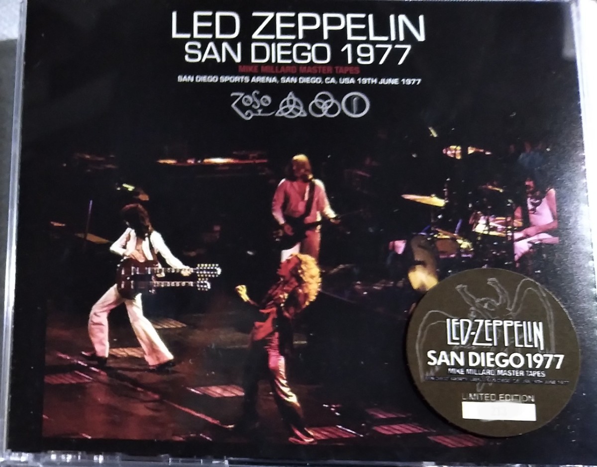 LED ZEPPELIN San Diego 1977 Mike Millard Master Tapes の落札情報詳細 - ヤフオク落札 ...