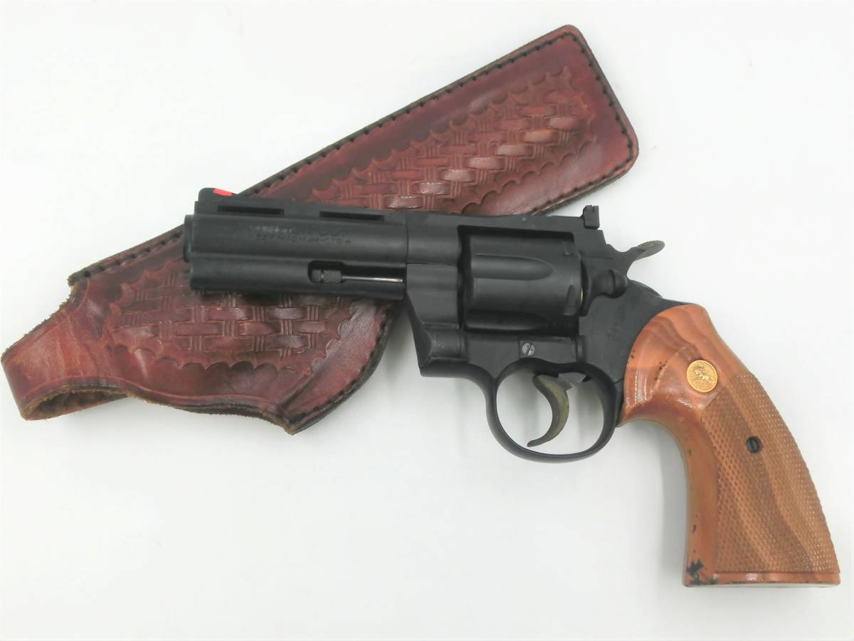 【やや傷や汚れあり】MGC COLT PYTHON 357 MAGNUM コルト パイソン 357 マグナム RODY 44 MAGUNUM ホルスター付き モデルガン エムジーシー SPG ...