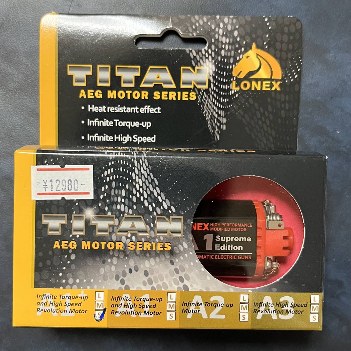 【未使用】新品 LONEX TITAN A1+ Supreme Edition ハイトルク&ハイスピード モーター ショートタイプ GB-05-23 AEG シュプリーム 電動ガンの落札情報 ...
