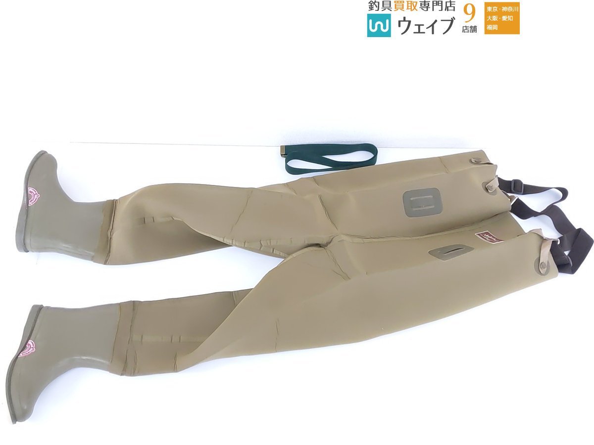 【やや傷や汚れあり】★1円スタート★訳有 グランウォーカー ウェーダー チェストハイウェーダー 胴付長靴 ラジアルソール 釣り 防水 ブラック ...